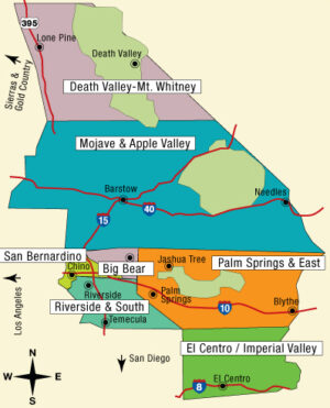 Deserts and Inland Empire Vacation Ideas - California Vacation Planning